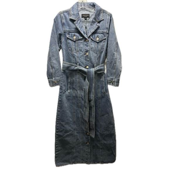 Smoke & Mirrors | Dresses | Smoke Mirrors Los Angeles Denim Jean Maxi ...